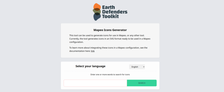 New Tool: Mapeo Icons Generator - Earth Defenders Toolkit